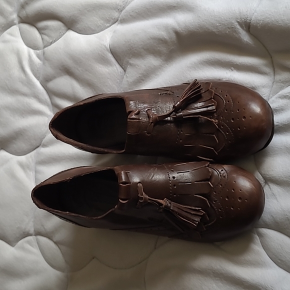 Born | Shoes | Born Brown Leather Kiltie Fringe Tassel Spectators ...